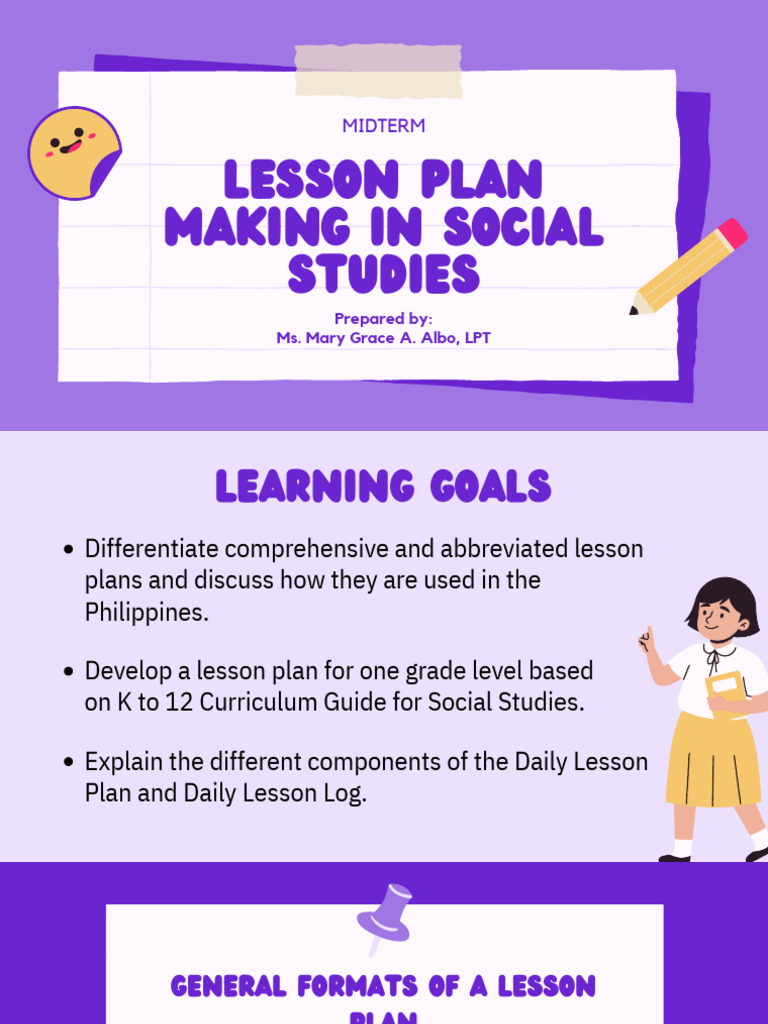 Social Studies Lesson Plan Guide | PDF | Lesson Plan | Teachers