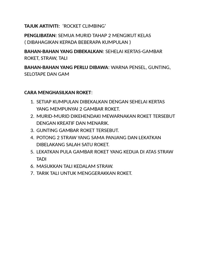 Rocket Climbing | PDF