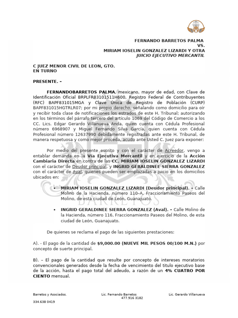 Recibo de Pago Alfonso Cervera | PDF | Justicia | Crimen y violencia