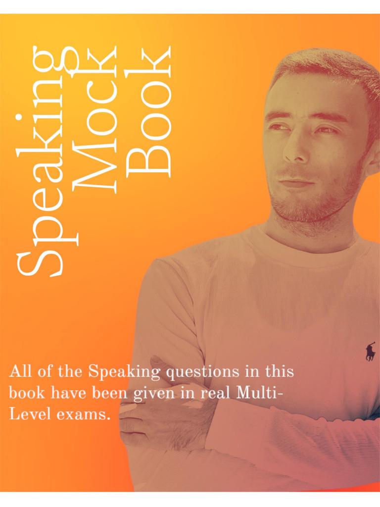 Speaking Mock Book 2025 | PDF | Fast Food | Educational Technology