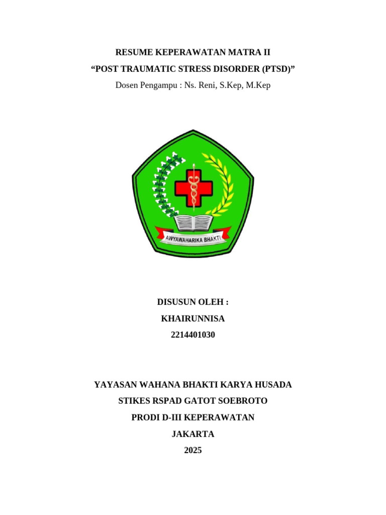 Khairunnisa - RESUME MATRA PTSD | PDF