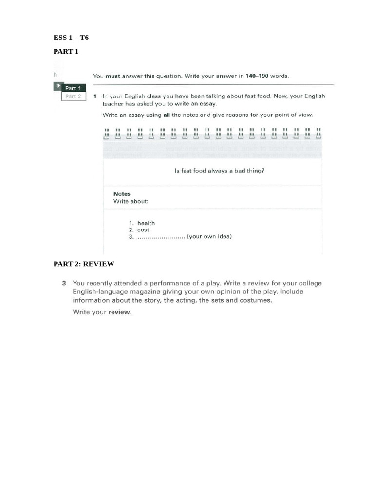 Ess 1 Test 6 | PDF