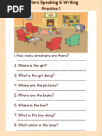 Pre A1 Starters Speaking Pictures - Test 2 - 29 03 | PDF