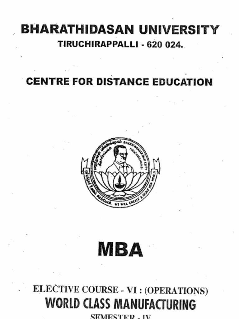 World Class Manufacturing | PDF