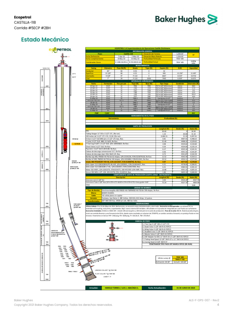 BH - Programa de Extracción CA-118 #5ECP #2BH-4 | PDF | Ingenieria ...
