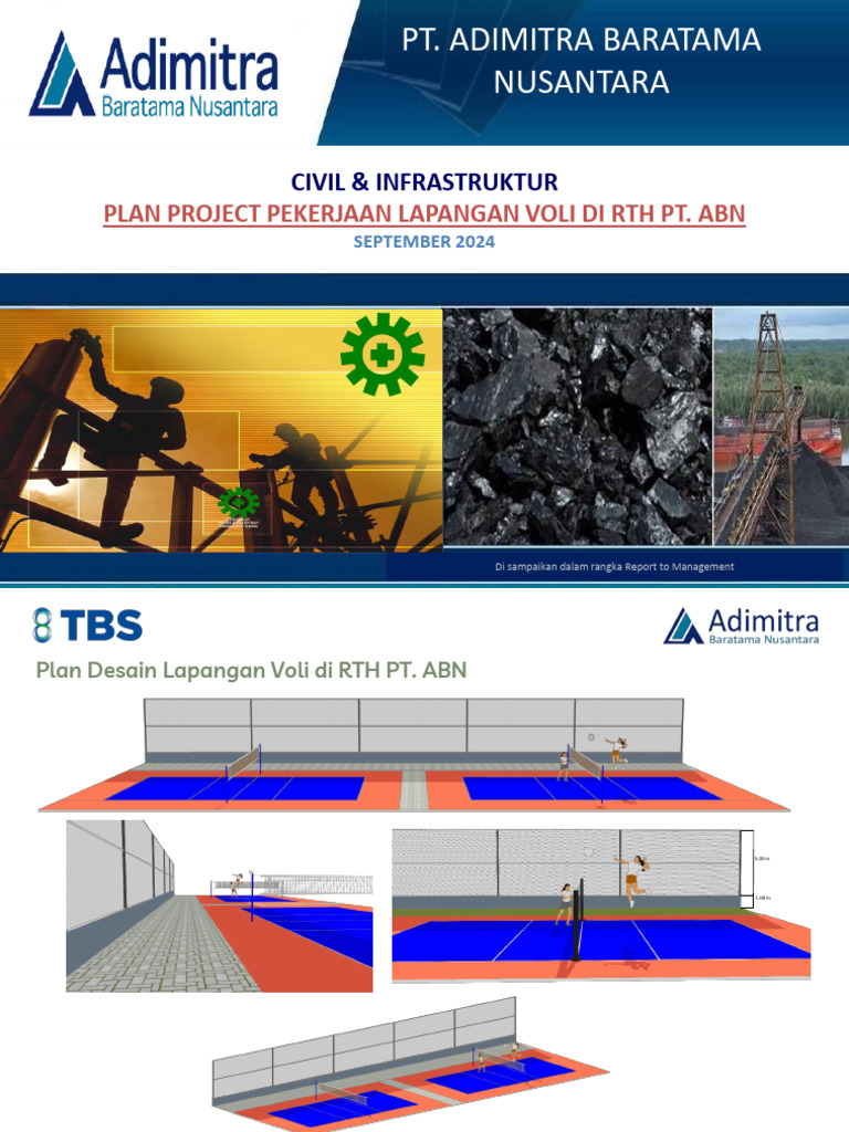 Plan Desain Lapangan Voli - Rev1 | PDF