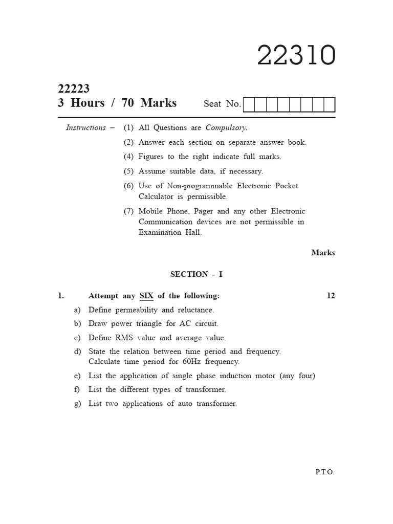 22310-2023-Summer-Question-Paper (Msbte Study Resources) | PDF ...