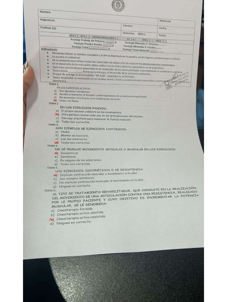 EP1 REHABILITACIÓN Respondida | PDF