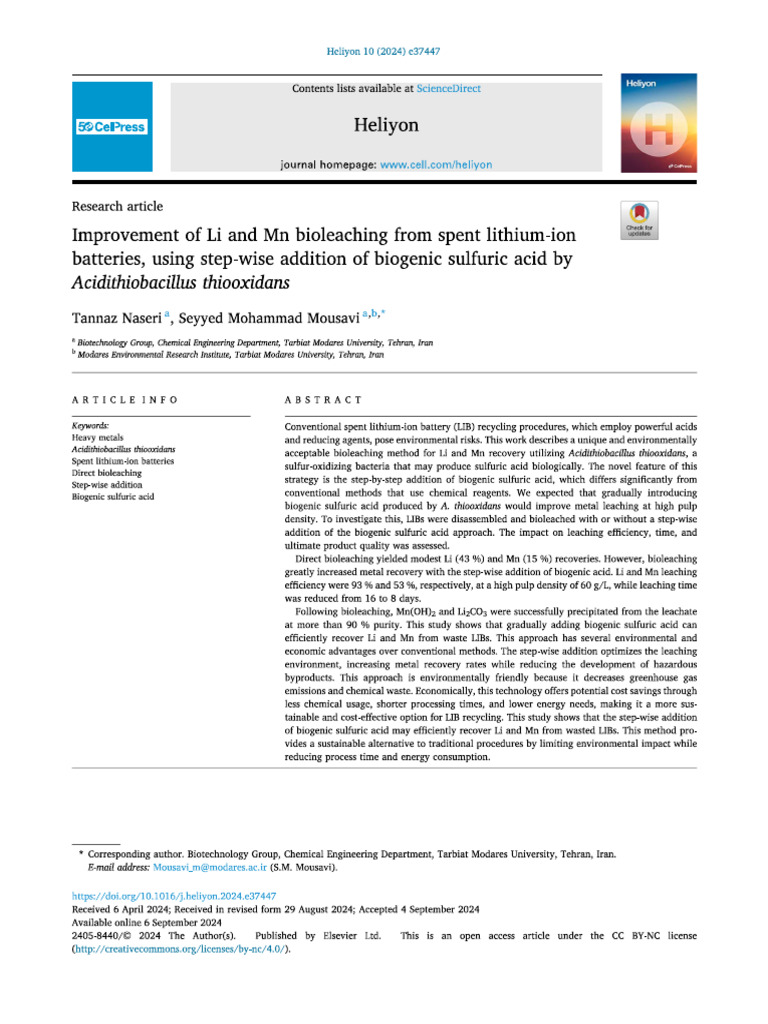 Acidothibacillus | PDF