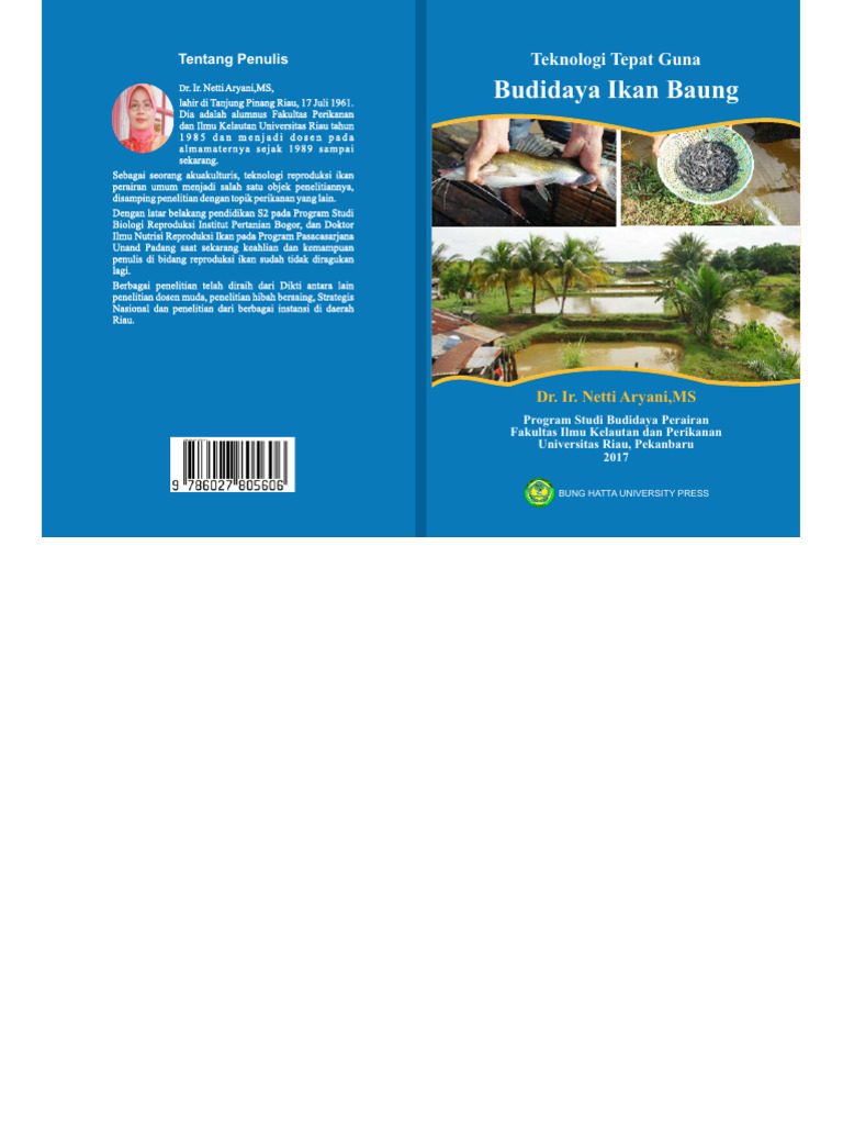 Buku Teknologi Tepat Guna Budidaya Ikan Baung Netti Aryani 2017 | PDF