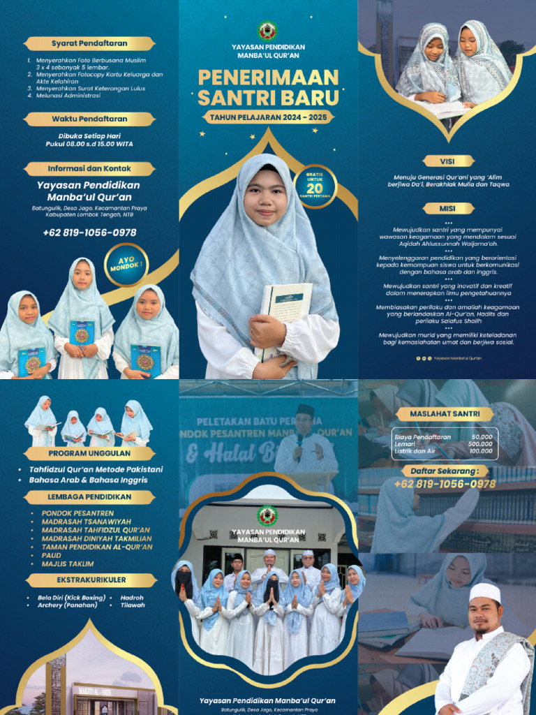 Brosur_ManbaulQuran_Tripold | PDF