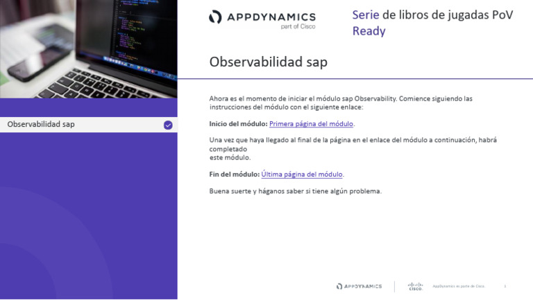 SAP Playbook Observability ES | PDF