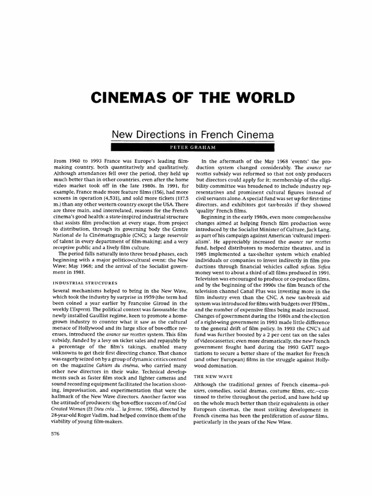 Oxford History of World Cinema, Pp. 576-86 | PDF