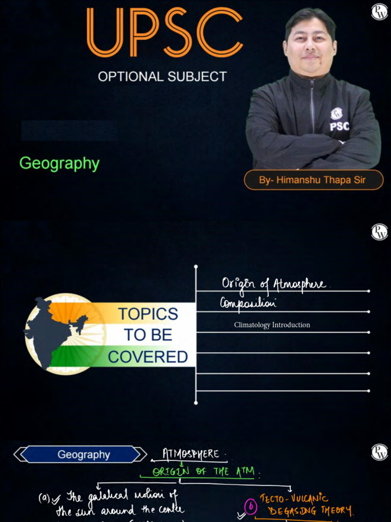 Geography - Climatology Introduction (Part 02) - Class Notes | PDF
