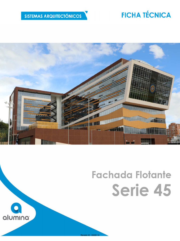 Ficha Tecnica Fachada Serie 45sm | PDF | Tornillo | pared