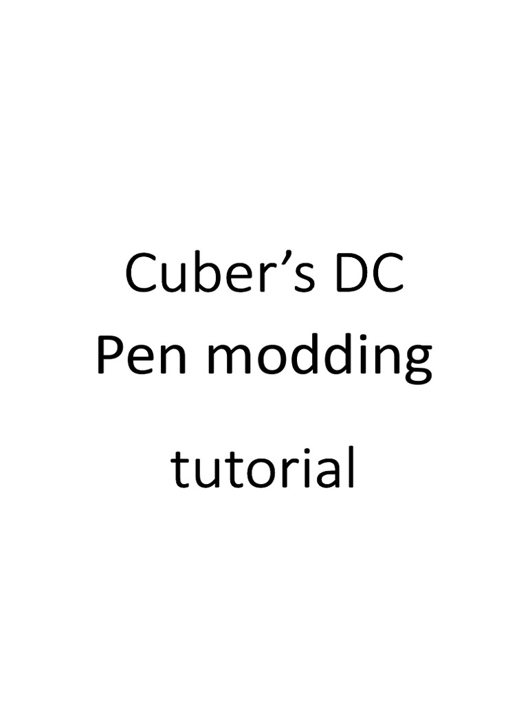 Cuber's DC | PDF