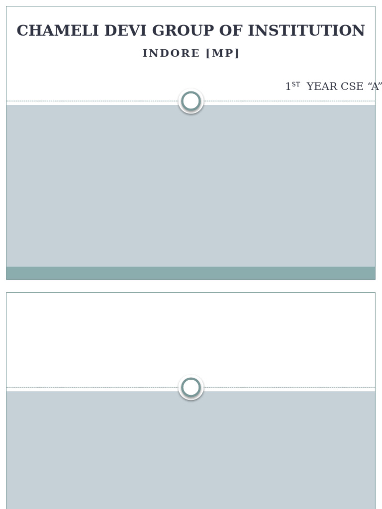 Chameli Devi Group of Chemistry | PDF