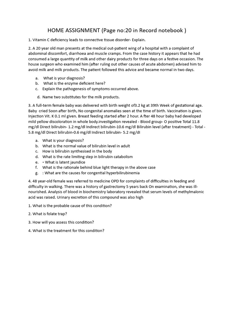 Home Assignment | PDF