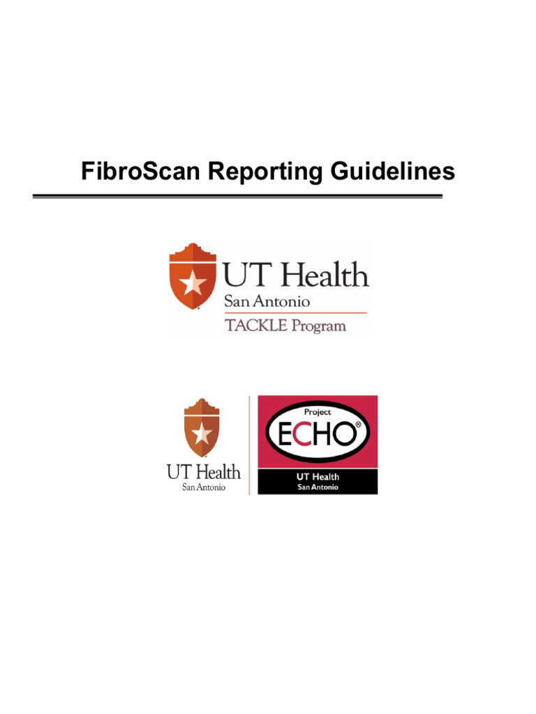 FibroScan Reporting Guidelines Overview | PDF | Cirrhosis | Hepatitis C