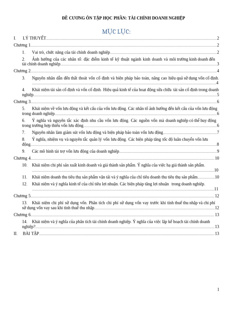 Đề-cương-ôn-tập-TCDN_Phạm-Gia-Huy_K73 | PDF