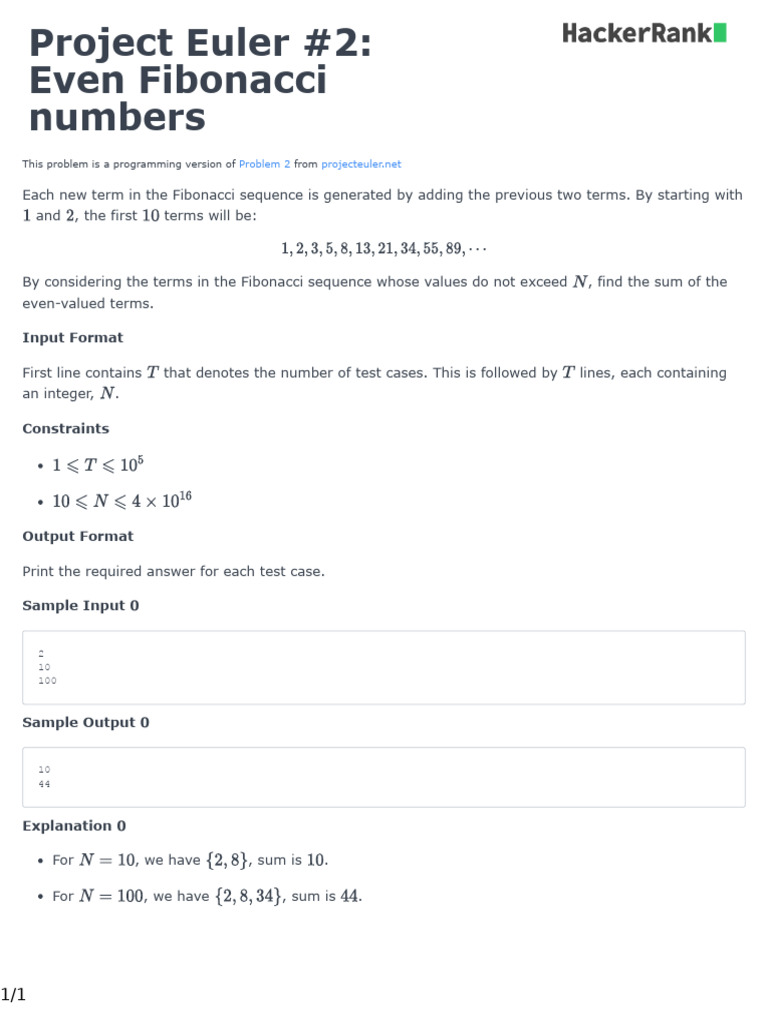 euler002-English | PDF