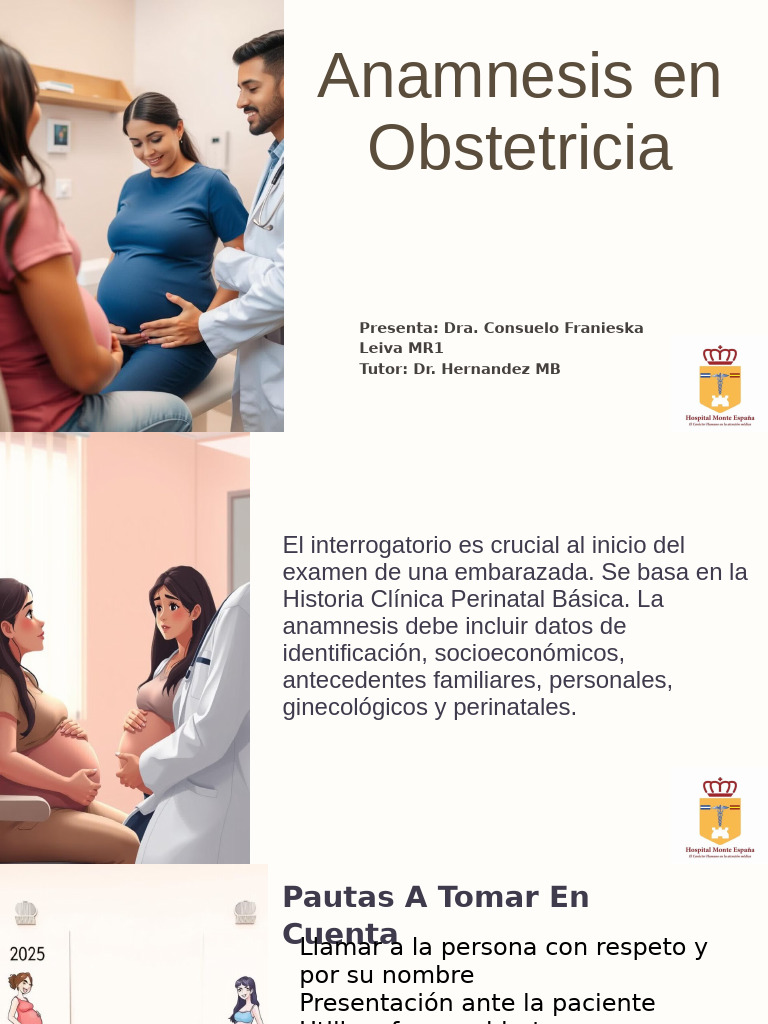 Anamnesis en Obstetricia Diagnostico Del Embarazo 3 | PDF | El embarazo ...