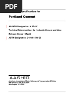 Aashto M 85-20 | PDF | Cement | Concrete