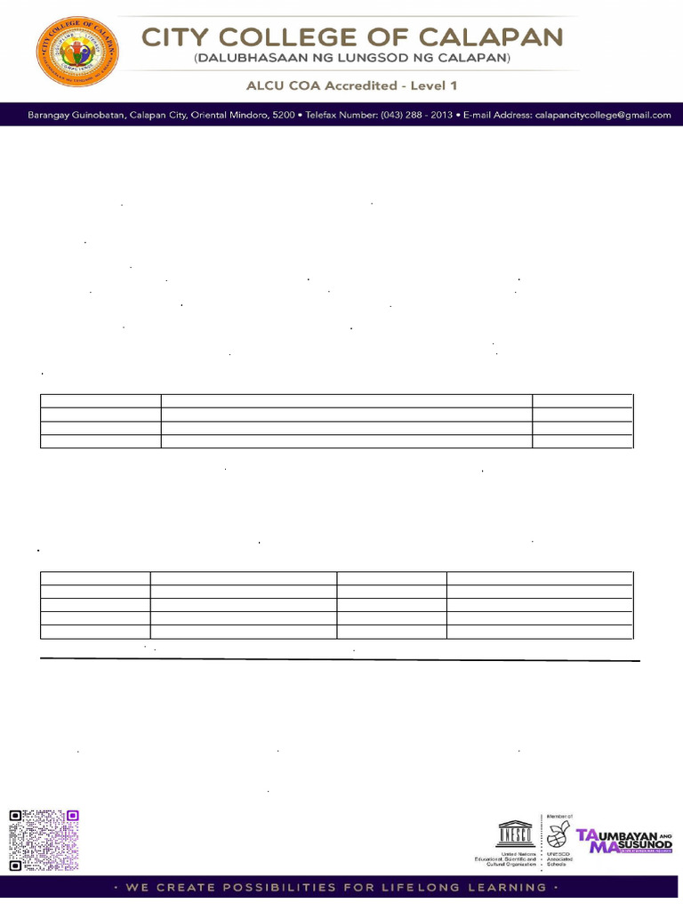 CCC Aplication Form For Admission | PDF