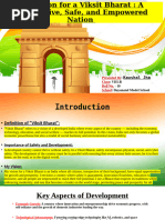 Viksit Bharat 2047: Vision and Strategy | PDF