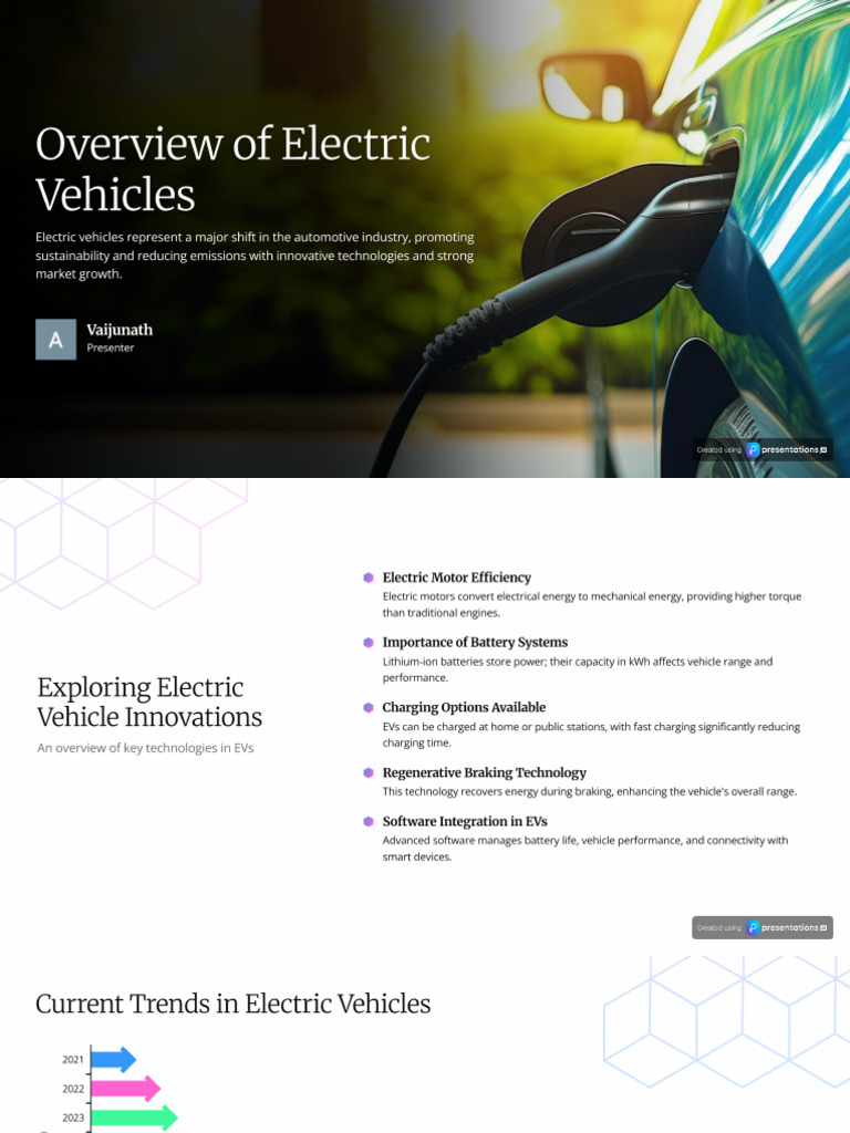Overview of Electric Vehicles | PDF