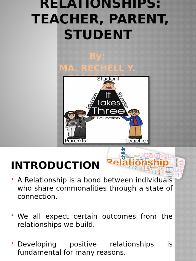Positive Relationships | PDF | Teachers | Disciplines