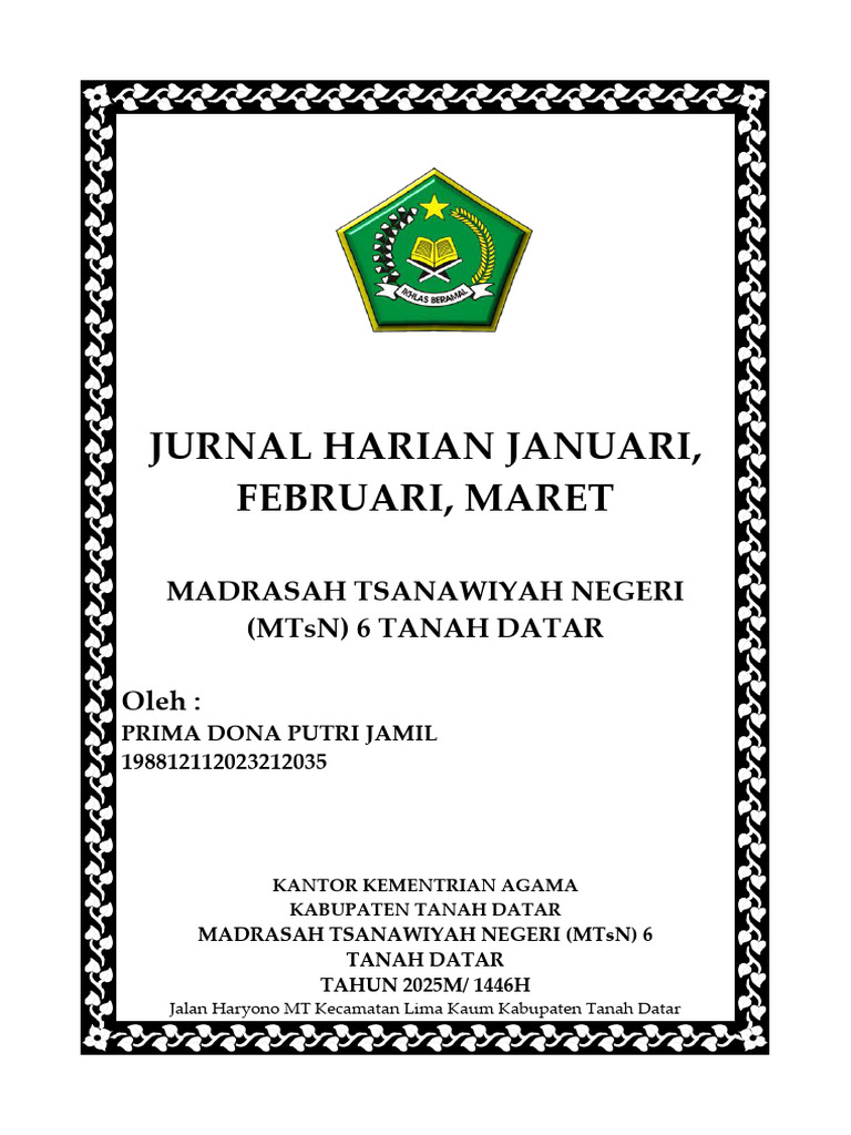 Jurnal Harian | PDF
