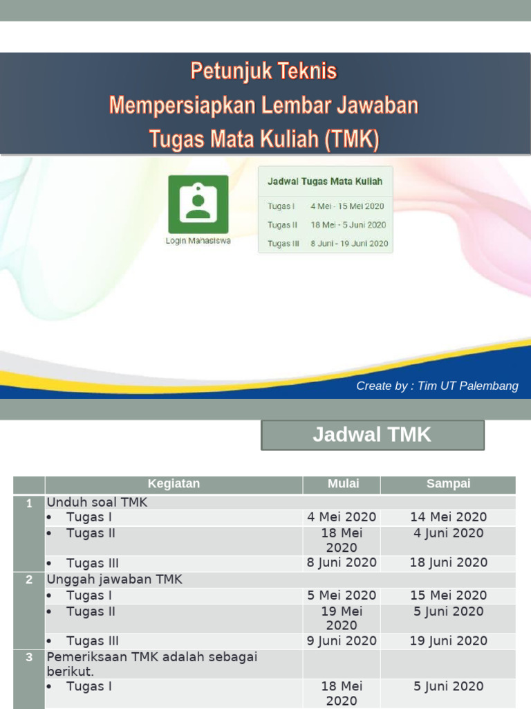 Panduan TMK - BJT | PDF
