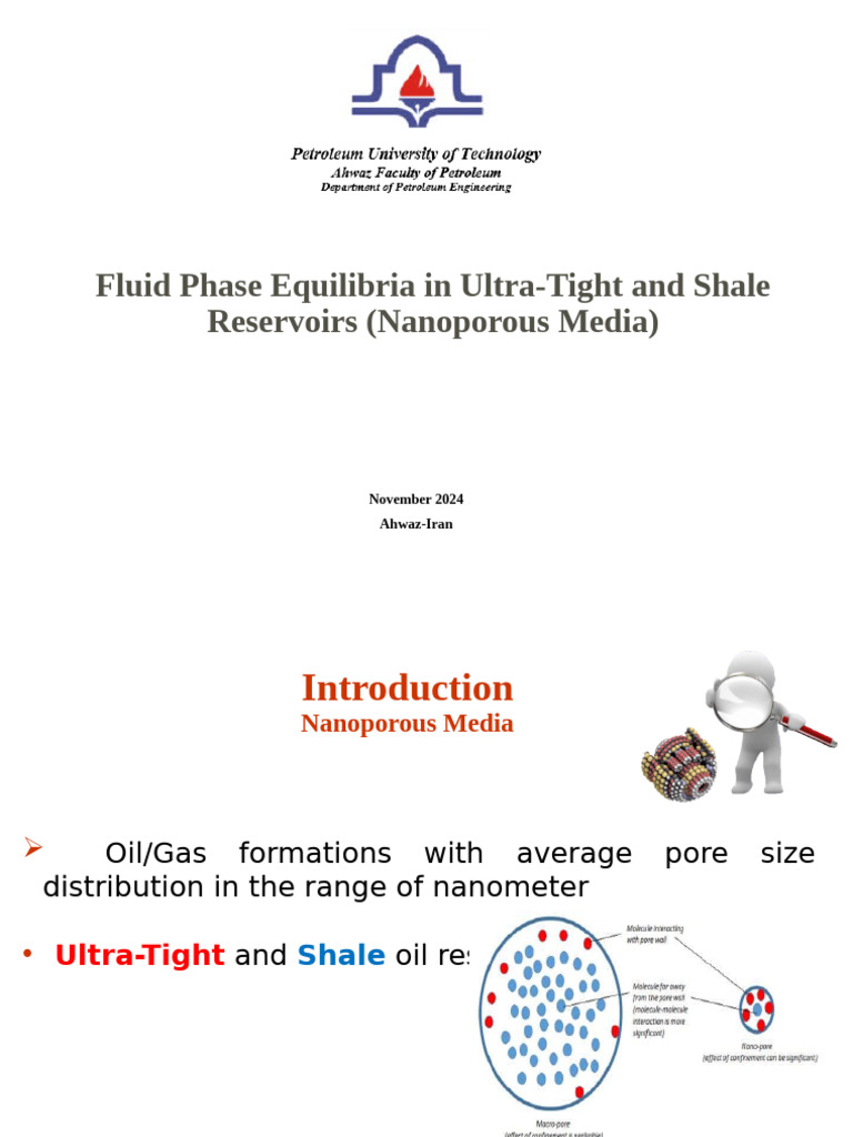 Unconventional Fluid Phase Behavior-3 | PDF | Porosity | Petroleum ...
