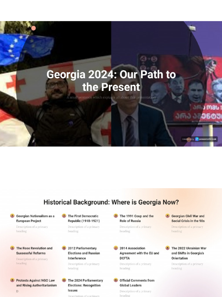 Historical Background of Georgia | PDF