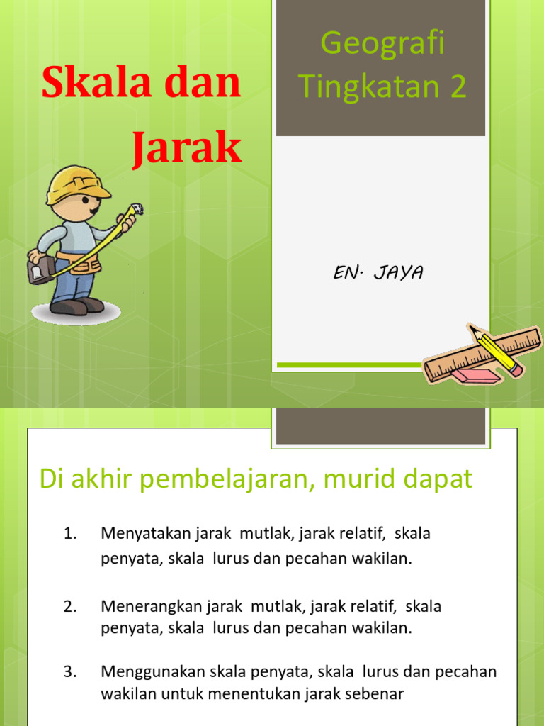 Bab 1 - Skala Dan Jarak | PDF