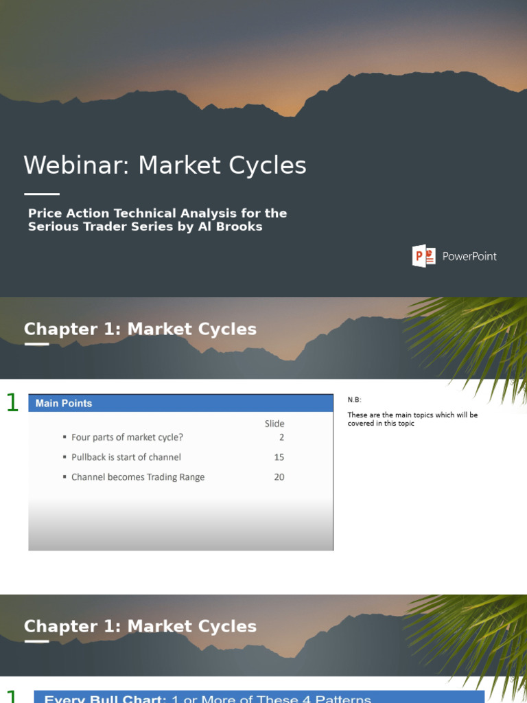 W01 Al Brooks Market Cycle | PDF