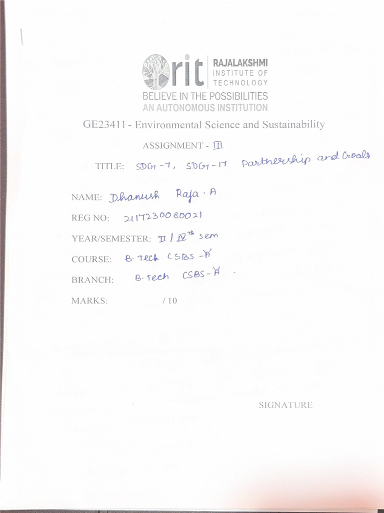 Ess assignment 3 | PDF