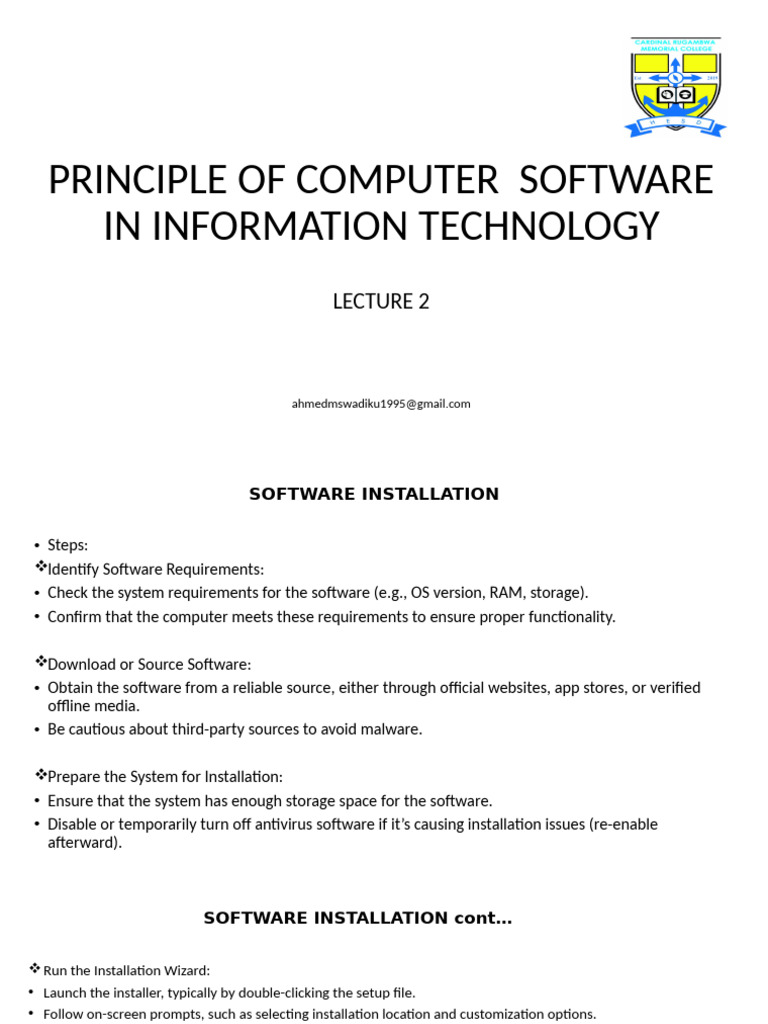 LECTURE 2 ICT | PDF | Antivirus Software | Information Technology
