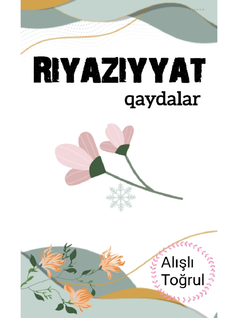 Riyaziyyat Qaydalar Bütün Hissələr | PDF