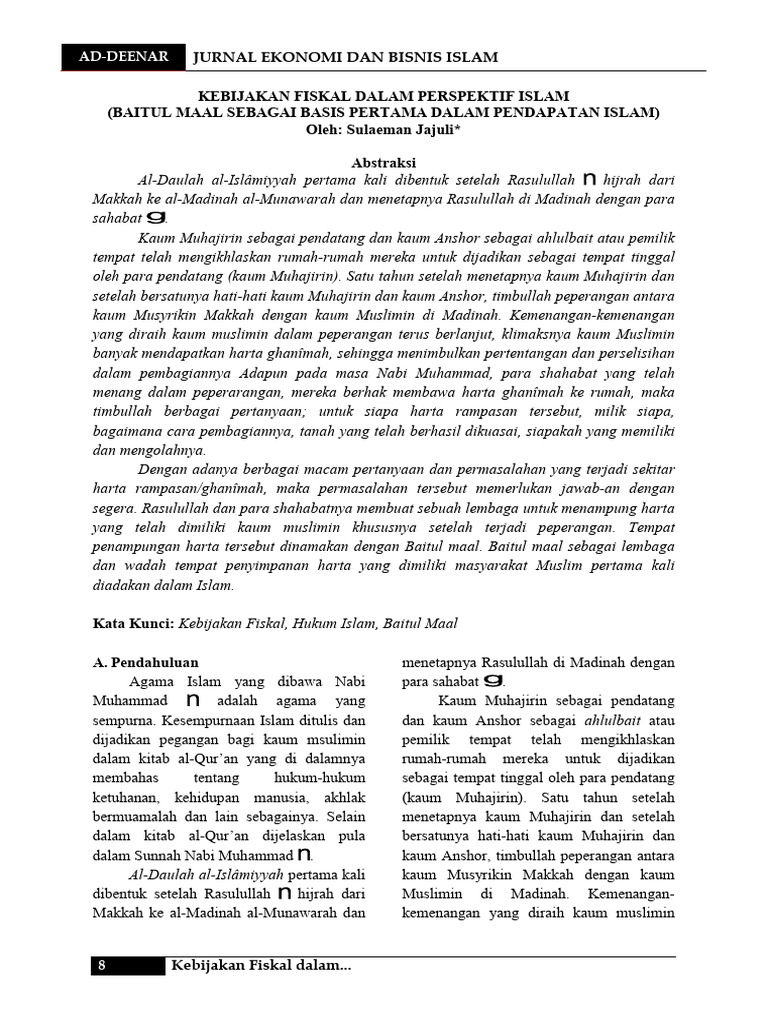 Admin,+2-Sumber+APBN+Dalam+Islam EI Revisi | PDF