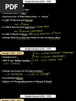 Mughal Emperors Family Tree Chart | PDF | Emperor | Monarchy