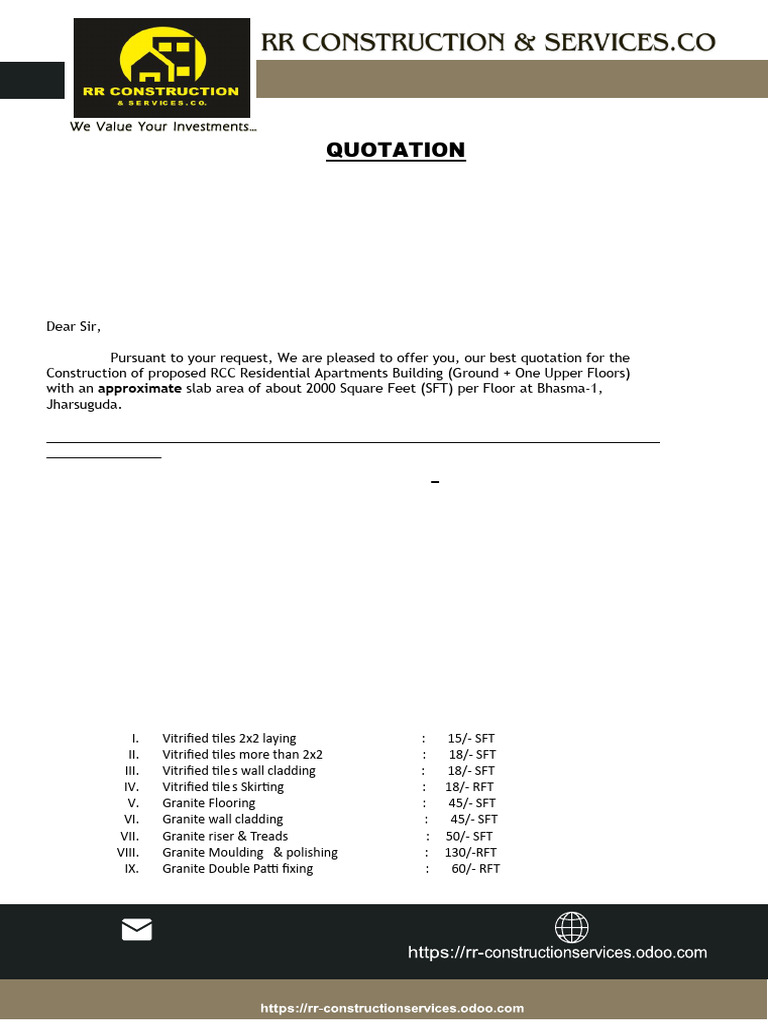 Residential Building G+1st Floor | PDF