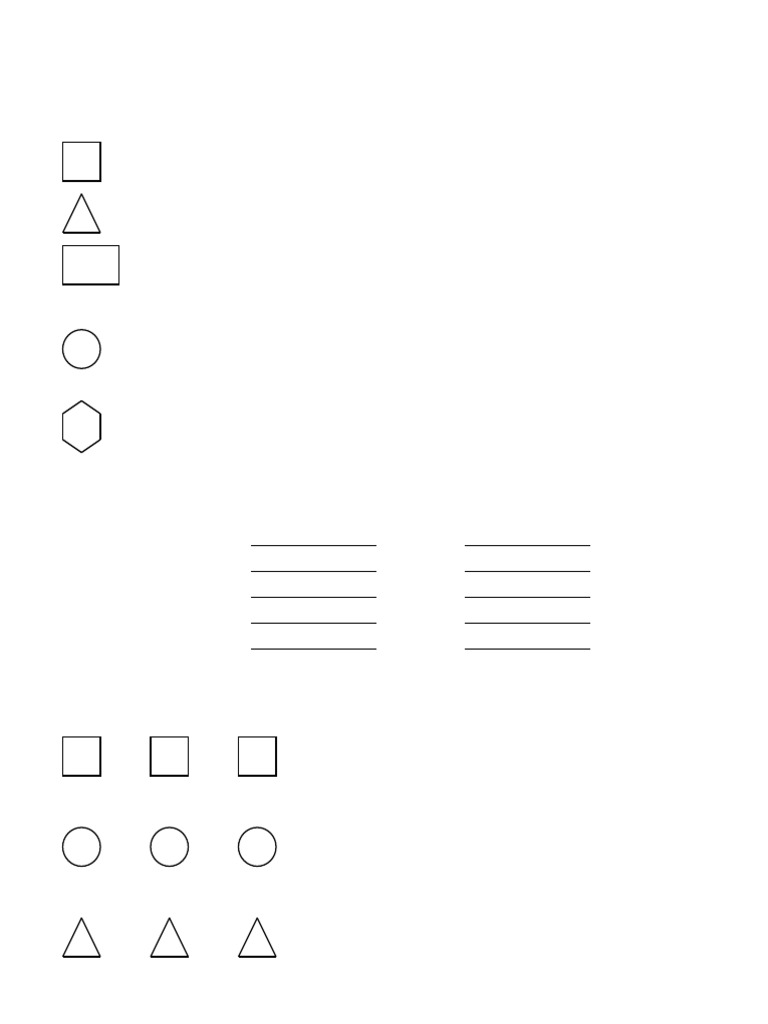 Grade 1 2D Shapes Worksheet | PDF