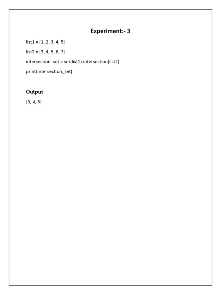 Experiment NO3 | PDF