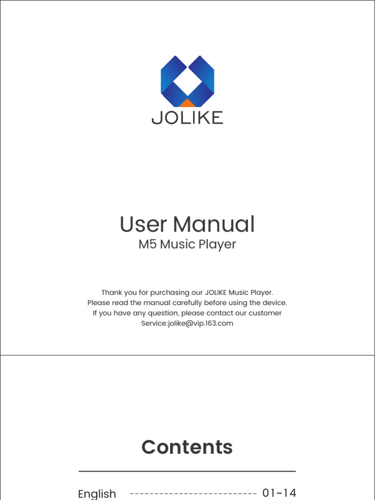 JOLIKE MP3 Player User Manual | PDF | Computer File | Personal Computers