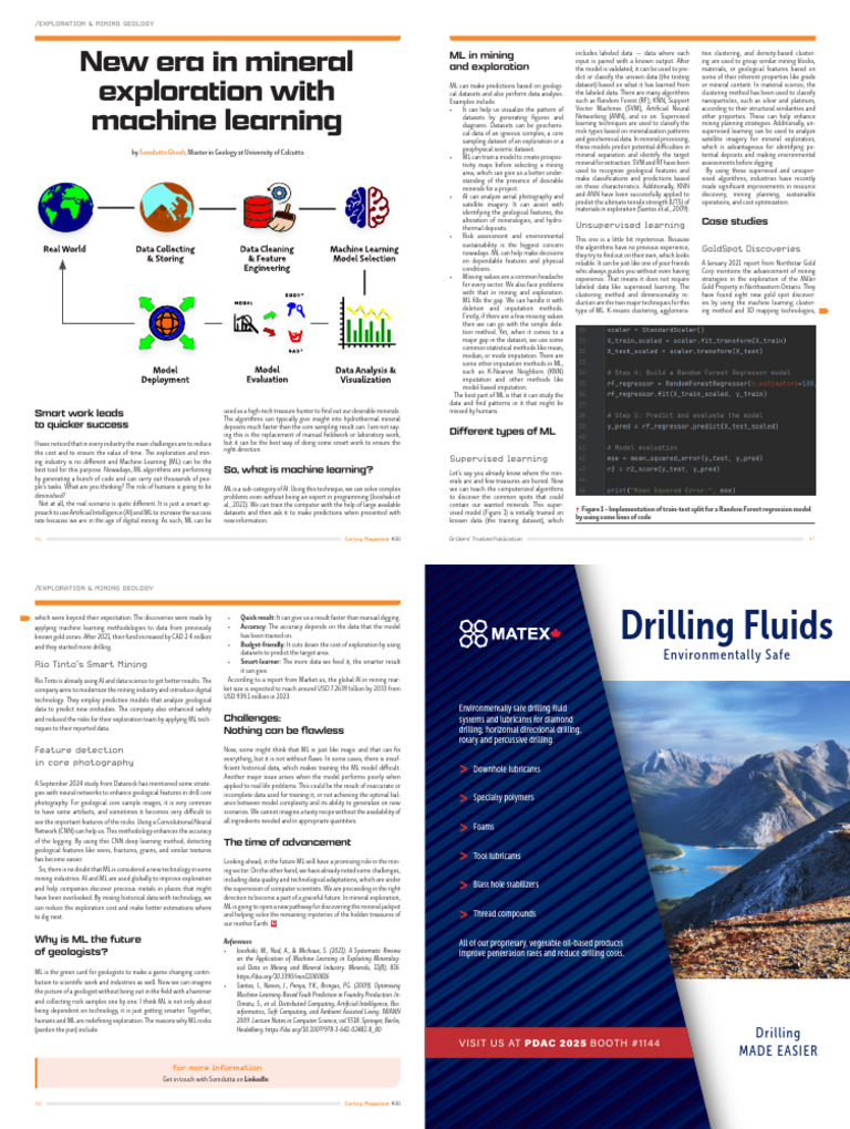 Machine Learning in Mineral Exploration | PDF | Machine Learning ...
