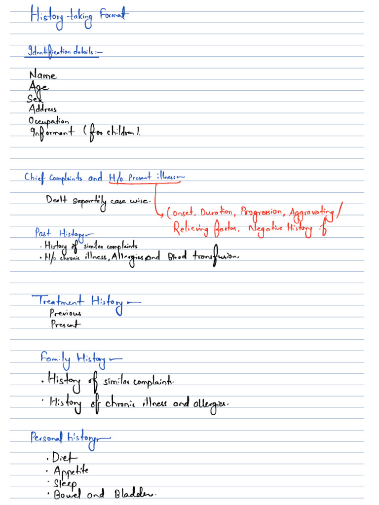 ENT History Taking Format (Ear Only) | PDF