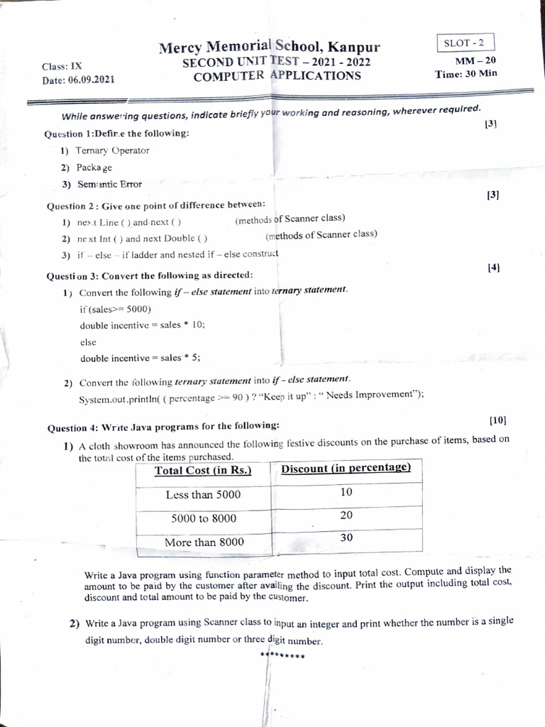 Mercy Class Ix July 2021-22 | PDF | Computer Engineering | Software ...