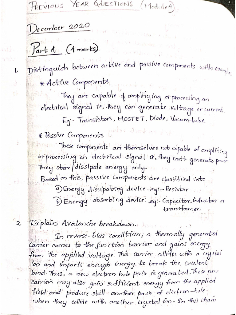 Electronics Assignment Part 2 | PDF